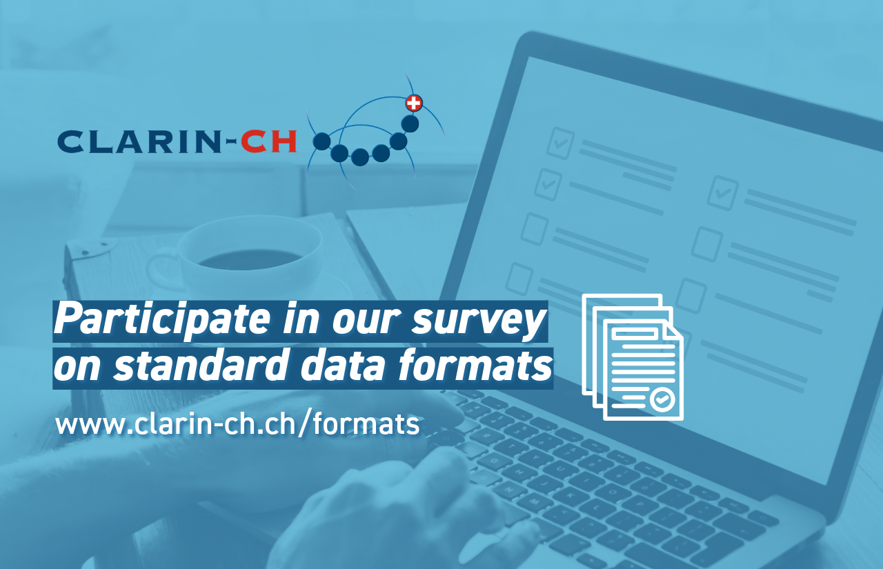 CLARIN-CH Community Survey on Standard Data Formats - CLARIN Switzerland